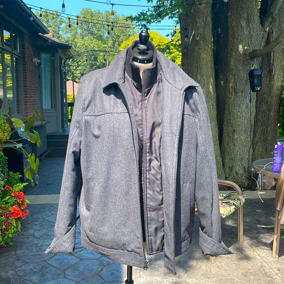 Guess | Jackets & Coats | Mens Wool Dress Jacket With Inner And Outer ...